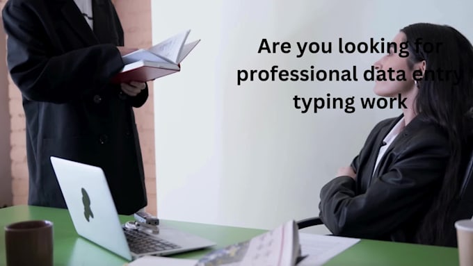 Do data entry, typing work and copy paste, retyping job by ...