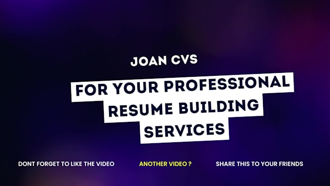 Write professional cvs and update your linkedin profile by Joancvs | Fiverr