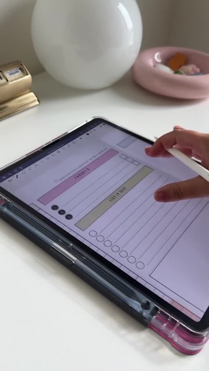 Design a beautiful digital planner pdf by Edanurb1 | Fiverr