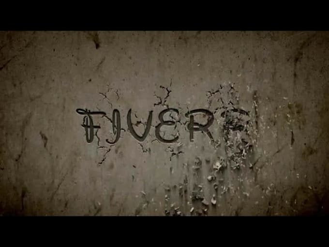 Make a crumbling animation intro of your name, logo, or website by ...