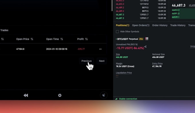 Code a trading bot with ui by Blackboxdev | Fiverr