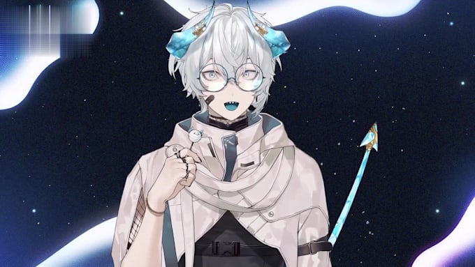 Create a custom live2d vtuber model, live 2d png vtuber model, 2d ...