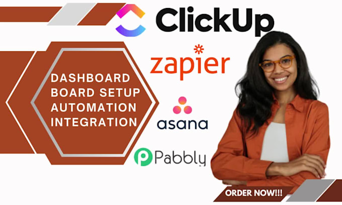 Set Up Clickup Asana Zapier Monday Crm Automation Project Management Crm By Jay Odeth Fiverr