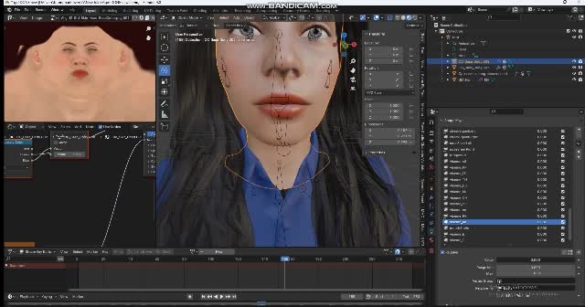 3d model,rig avatar,tiktok livestream,animaze,three js webgl,arkit 52 blendhsape by Tinderstre ...