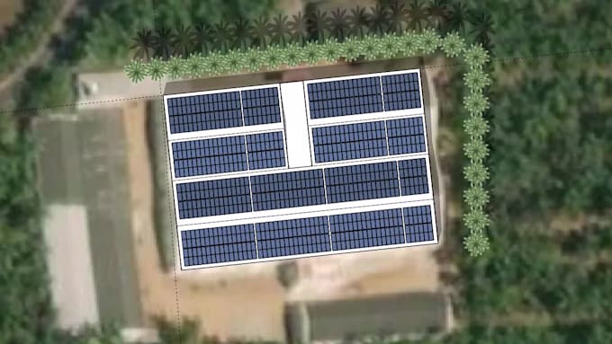 Design solar pv system with sketchup pro by Naveenraj0201 | Fiverr