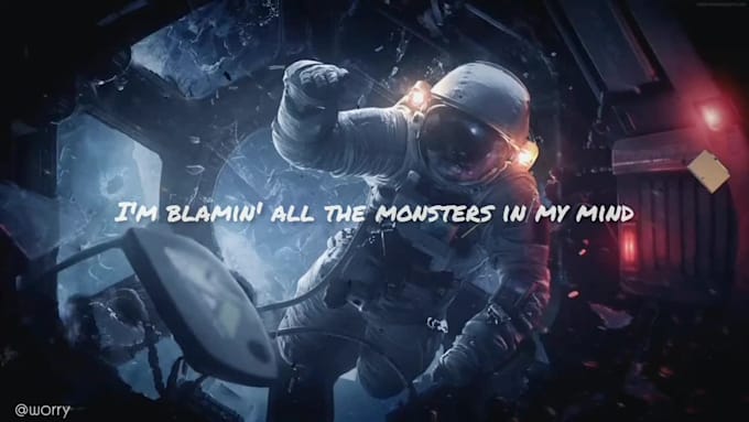 An amazing animated lyrical video for you by Tronesd | Fiverr