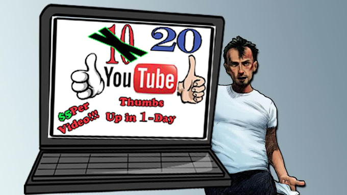 Give you 20 youtube thumbs up in 1 day by Utubethmbsup | Fiverr