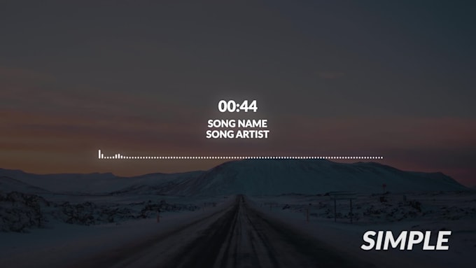 Make audio react spectrum visualizer video for your music by Devack | Fiverr