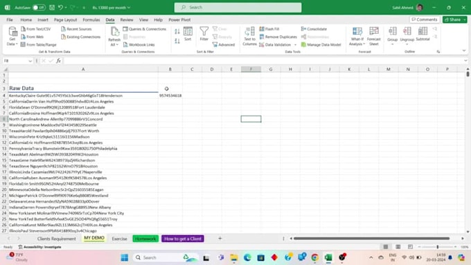 Clean excel spreadsheet, excel data cleaning , data cleanup by ...