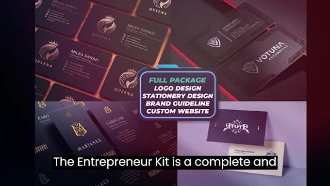 Create a logo design a brand identity kit and custom website by ...