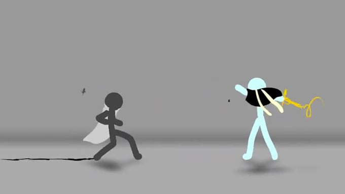 Create fighting stickman animation stick figure animation by ...