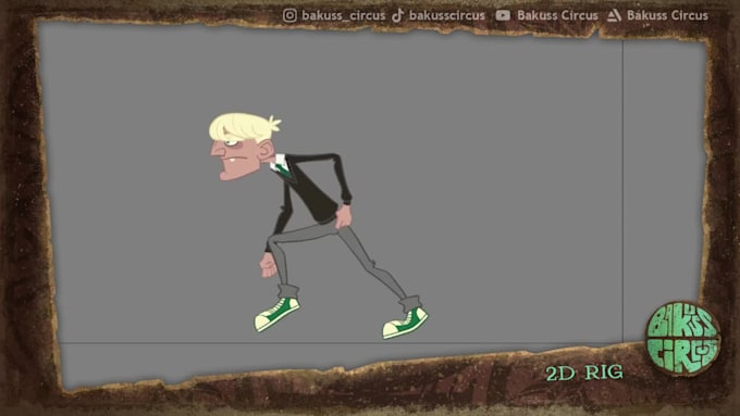 Create a 2d puppet of your character by Bakusscircus | Fiverr