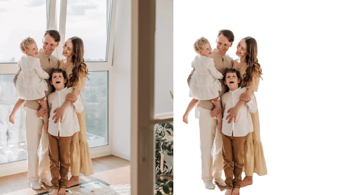 Do photo background removal in 24 hrs white or transparent by ...