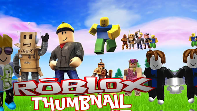 Make a professional roblox thumbnail by Faiziii10 | Fiverr