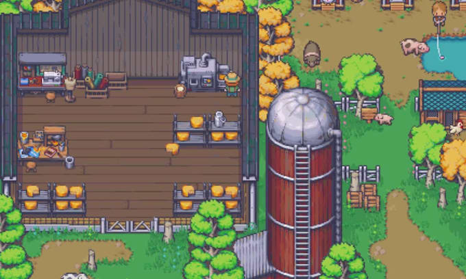 Dessin pixel tileset rpg maker environnement de jeu art de jeu pixel ...
