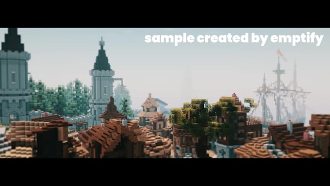 Create and edit a cinematic minecraft recording by Emptify | Fiverr