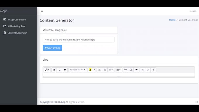 Build ai writing tool using openai and gpt turbo by Rachid12 | Fiverr
