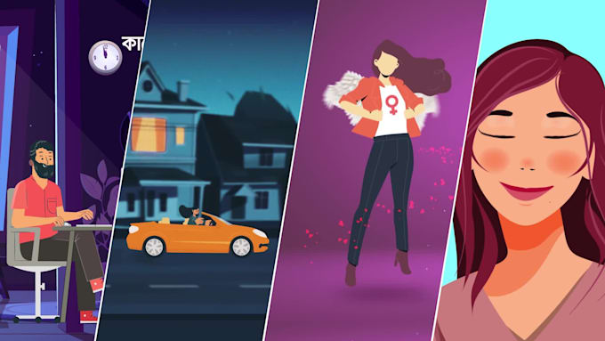 Animate your anime, art, 2d cartoon animation scene by Sujongfx | Fiverr