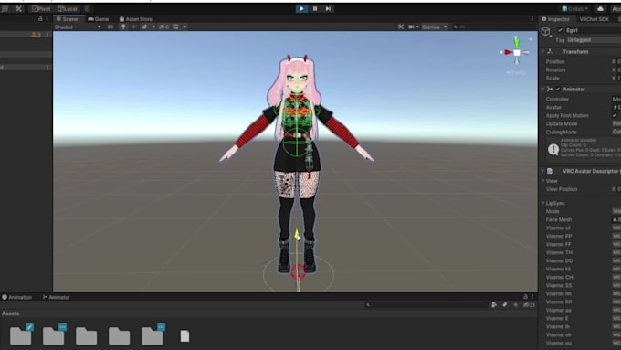 Convert dynamic bones to physbones by Snakewoke | Fiverr