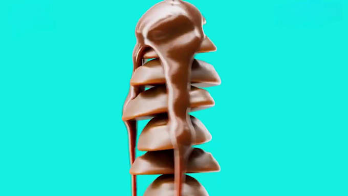 Create realistic 3d food model, cgi food design,3d chocolate bar, food ...