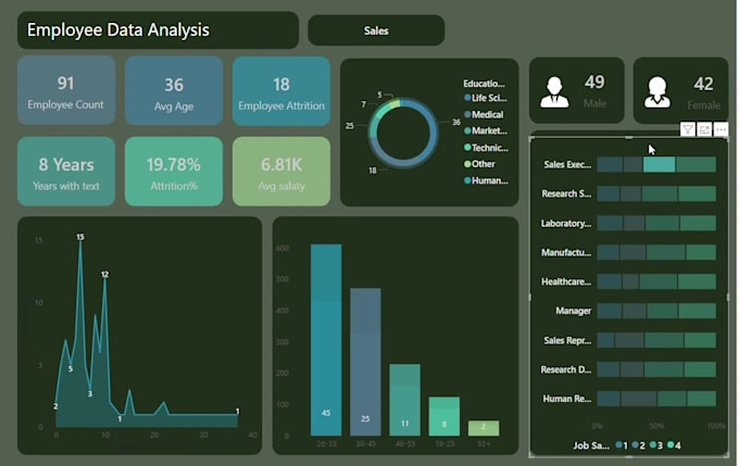 Create a interactive power bi dashboards and report by Abidur11 | Fiverr