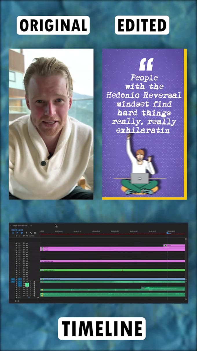 Edit your boring reel into something amazing by Randunu03 | Fiverr