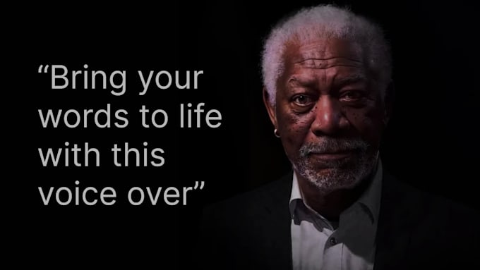 Do an unbelievable morgan freeman voice over by Joshimge | Fiverr