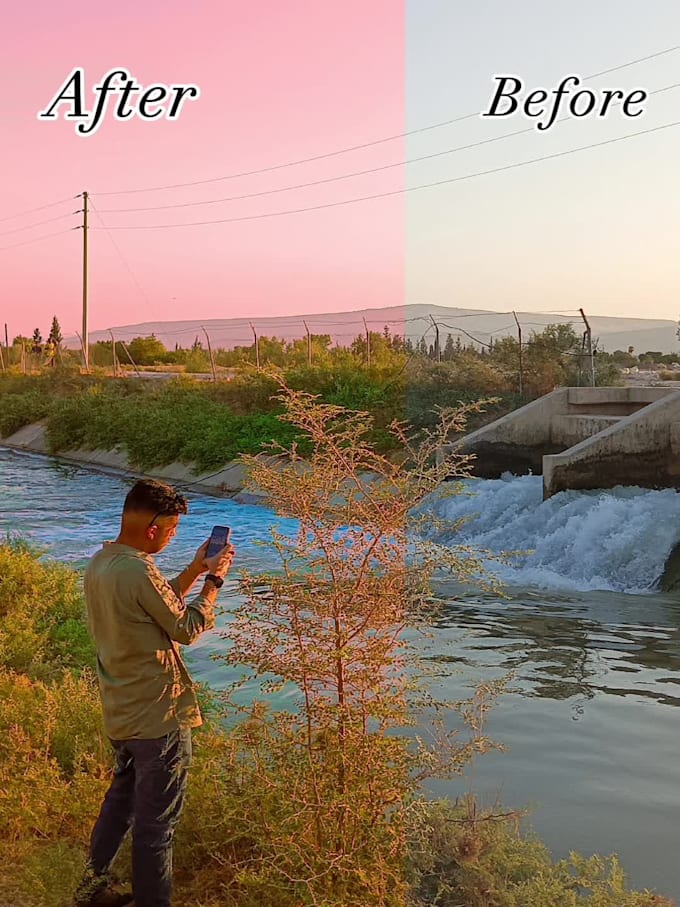 Do photo and video grading, remove objects and video transition by Waseemgharaibeh | Fiverr