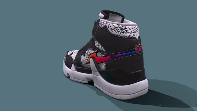 Create 3d shoe animation 3d product animation footwear design by ...