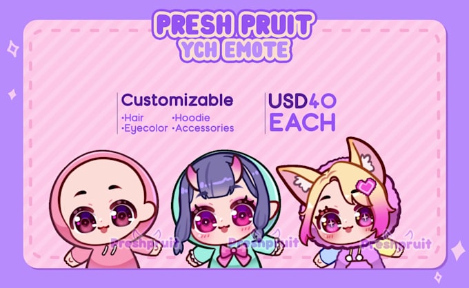 Draw an animated ych wiggle emote with your character by Preshpruit ...