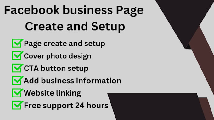 Create, setup and design facebook business page by Bithila48 | Fiverr