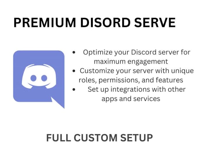 Create a good discord server that you want by Enanarafat8080 | Fiverr