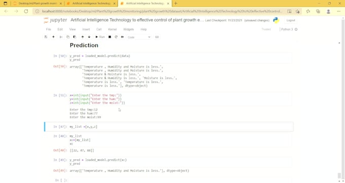 Help you in creating machine learning projects based on python by ...