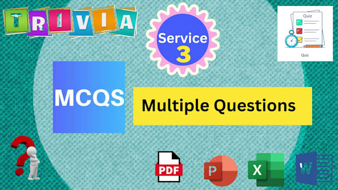 Create trivia , quizzes ,14 types quiz questions any subject by ... Create trivia , quizzes ,14 types quiz questions any subject by ...