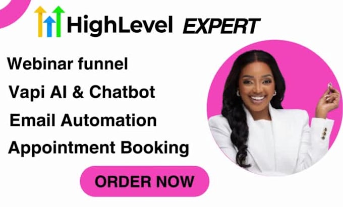 Be your gohighlevel vapi ai ghl conversational chatbot ai gohighlevel automation by Reedarh_hub ...