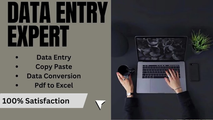 Do accurate data entry, copy paste and typing by Laibafarooq361 | Fiverr