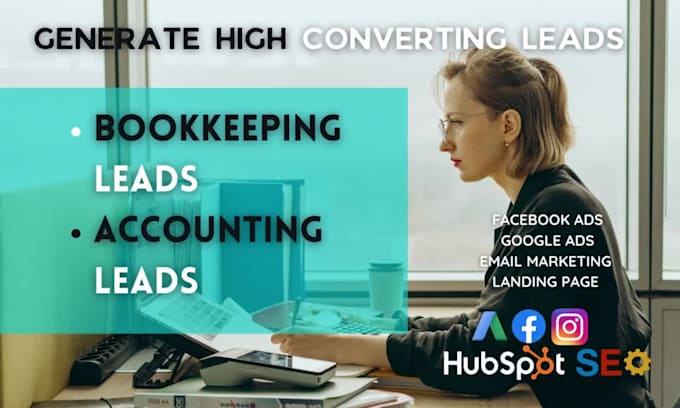 Generate bookkeeping leads accounting leads by Salesads54 | Fiverr