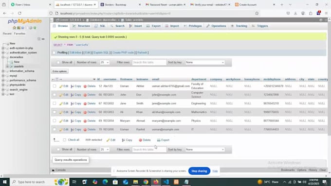 Create Websites With Php Mysql Jquery Html And Css By Uroojusman1