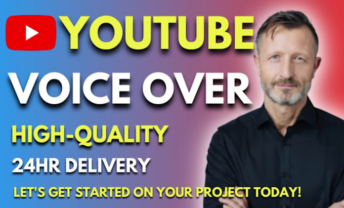 Record a professional youtube voice over, today by Mohamedashraf47 | Fiverr