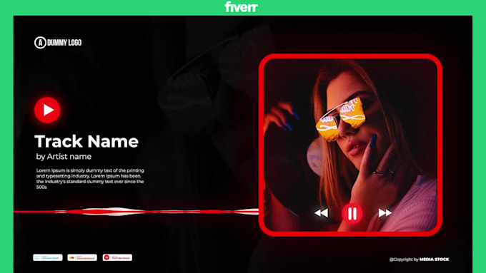 Create music visualizer for your song by Perfectoog | Fiverr