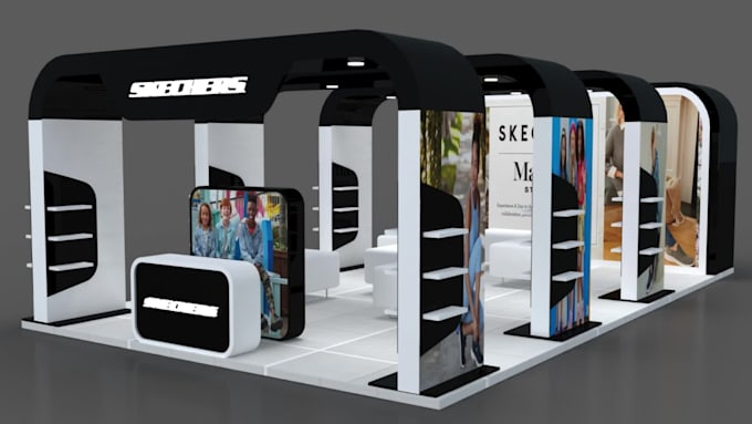 Custom 3d exhibition stand design trade show booth experts by Saf ...