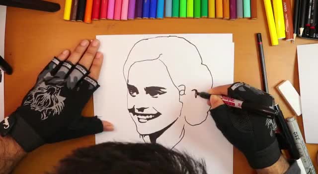 Draw your face from your name by Drawfromwords | Fiverr