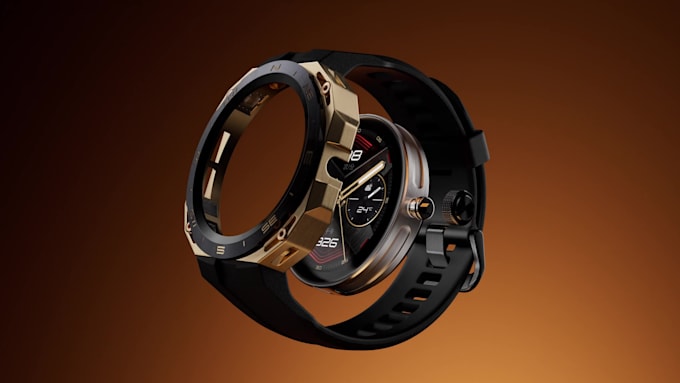 Do 3d watch animation 3d watch model and exploded view for 3d product ...