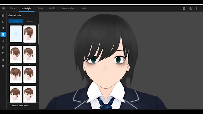 Create vrchat avatar, vrc avatar, 3d vtuber nsfw 3d model character using vroid by Emmanuel ...
