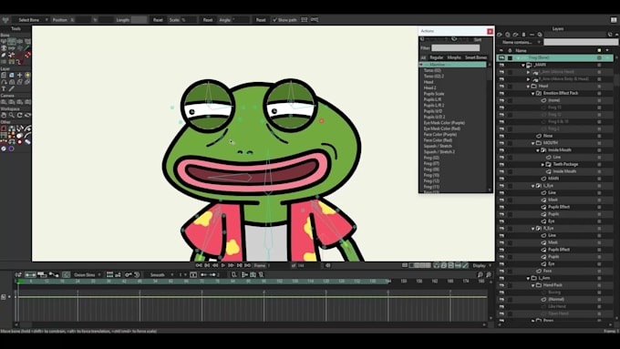 Do character rigging for 2d animation, kids in moho pro by Dinphan | Fiverr