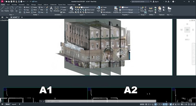 Convert the point cloud to autocad orthophoto file by Ahmetdoan335 | Fiverr