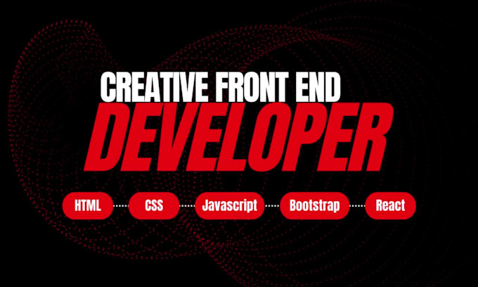 Be your creative front end developer by Samamainam | Fiverr