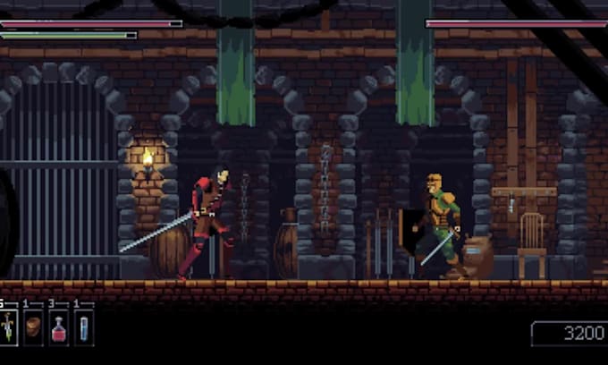 Design rpg maker pixel game art battle sprite, pixel gif, sprite sheet ...