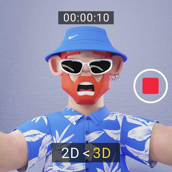 Create your 3d or 2d icon avatar for a profile picture by ...