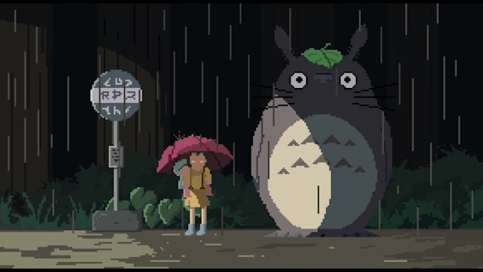 Make pixel art animation for your lofi or stream by Aziiro | Fiverr